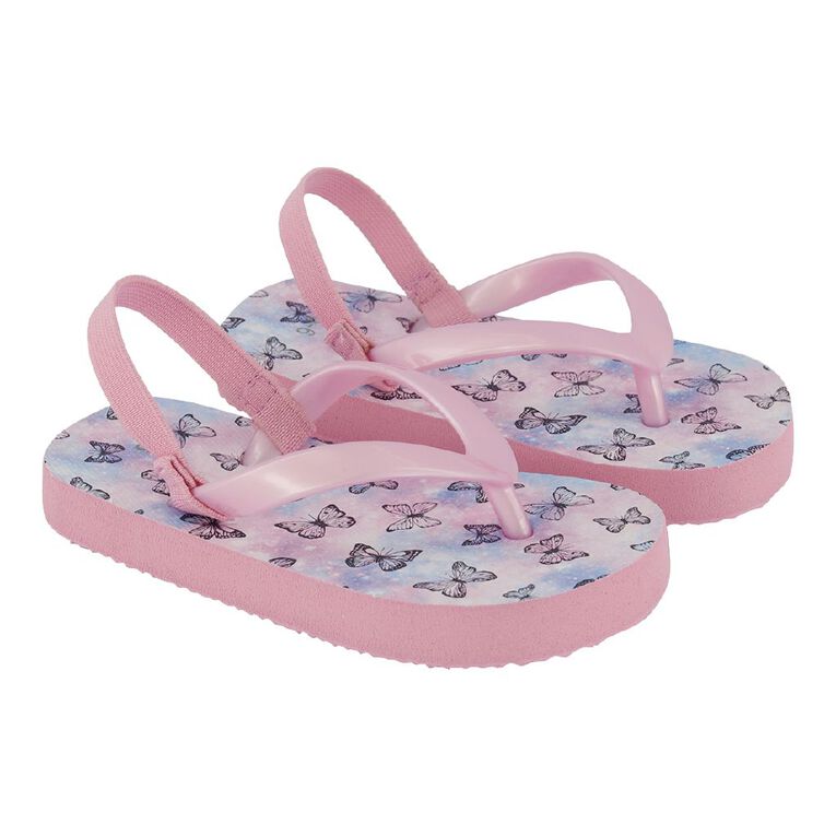 Young Original Junior Kids' Printed Jandals Purple Mid | The Warehouse