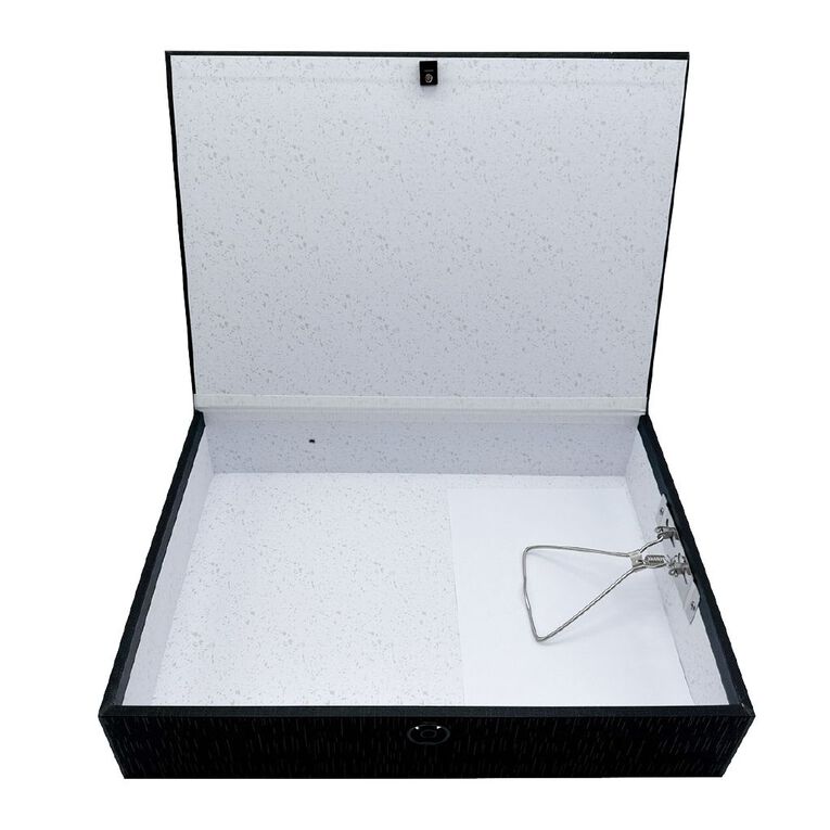 WS Box File Black Foolscap Black | The Warehouse