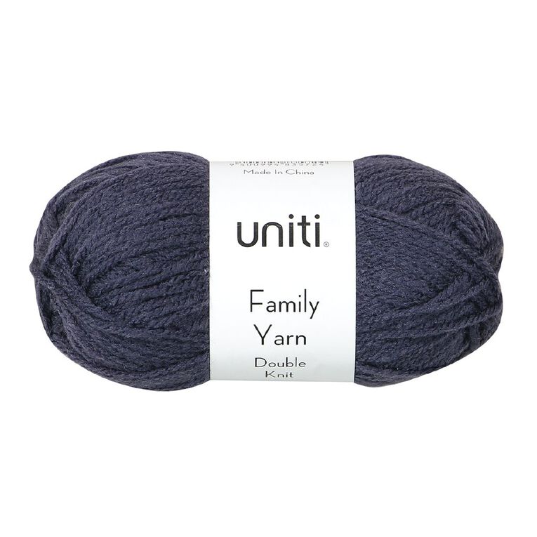 Uniti Double Knit Family Yarn Charcoal 50g Charcoal | The Warehouse