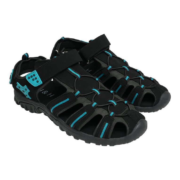 H&H Women's Caged Trekking Sandals Black | The Warehouse