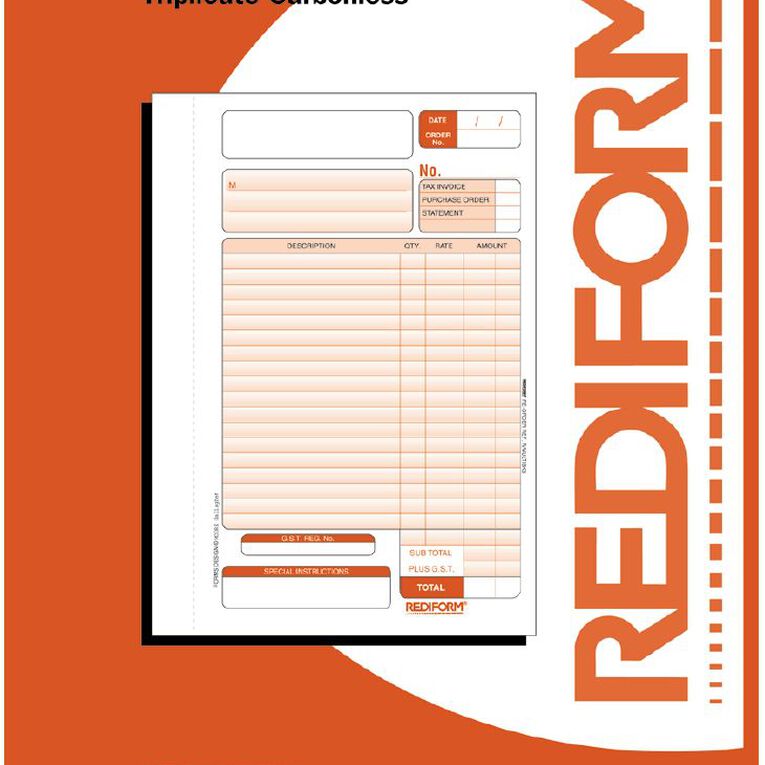 Rediform Multipurpose Book Triplicate 50 Sets Orange A5 Orange | The ...