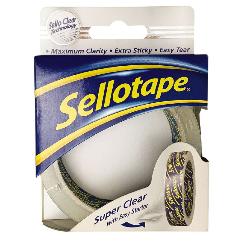 Sellotape Super Boxed 24mm x 50m | The Warehouse