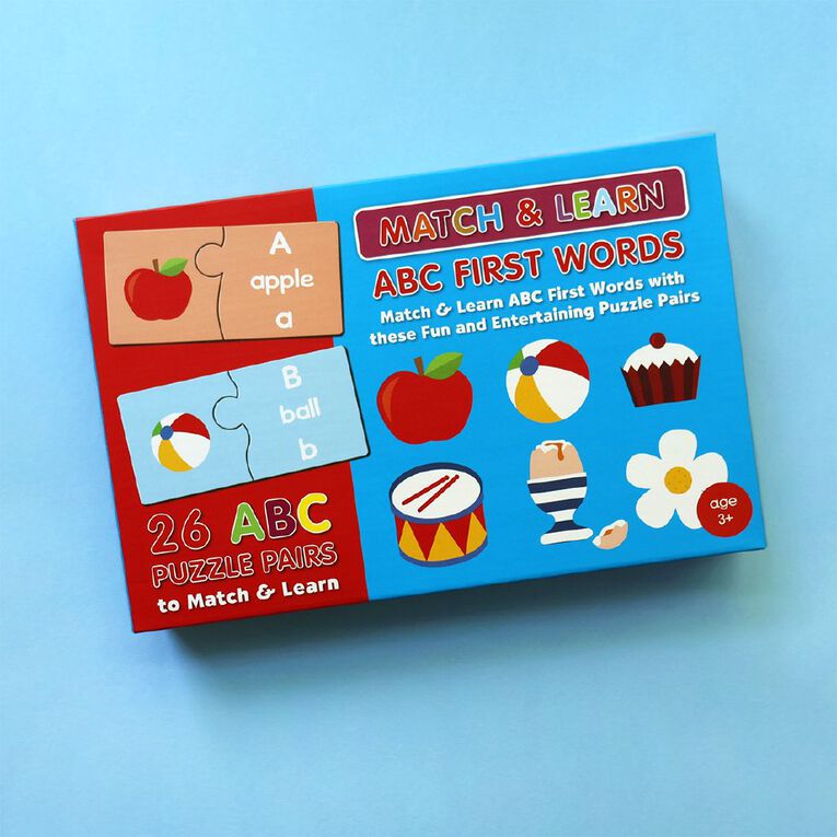 ABC First Words Match & Learn Boxset 30 60 Piece | The Warehouse