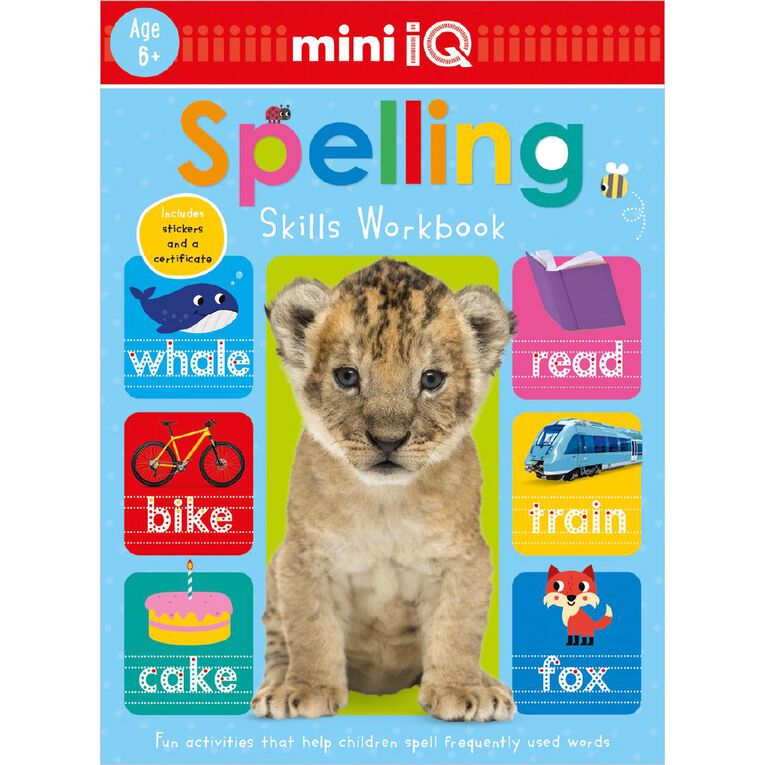 Mini iQ Skills Workbook Spelling | The Warehouse