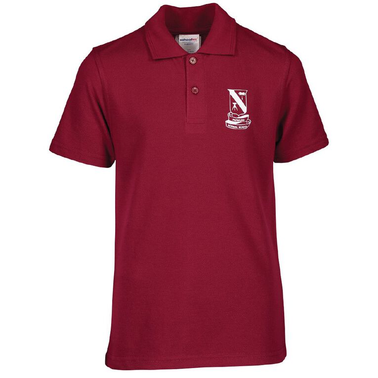 Schooltex Papakura Normal School New Short Sleeve Polo with Transfer ...