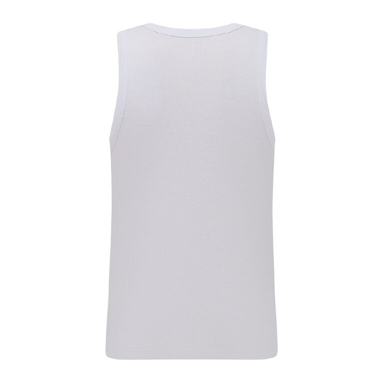 Garage Men's Plain Singlet White | The Warehouse