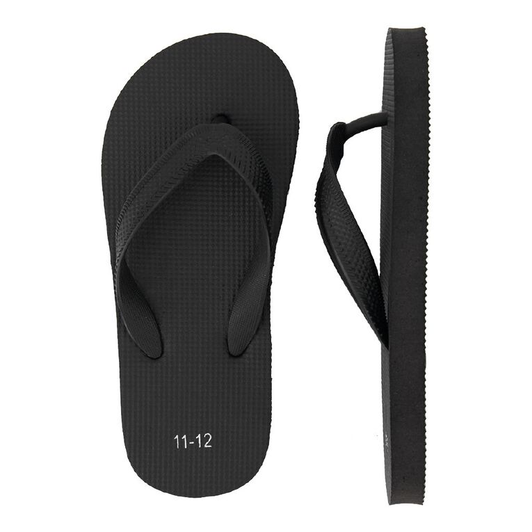 Young Original Senior Kids' Sea Jandals Black | The Warehouse