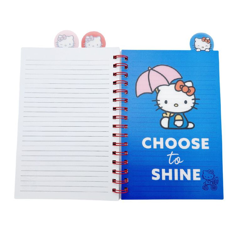Hello Kitty Sprial Note Book With Dividers A5 | The Warehouse