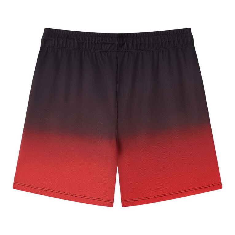 Young Original Printed Mesh Shorts Red Mid | The Warehouse