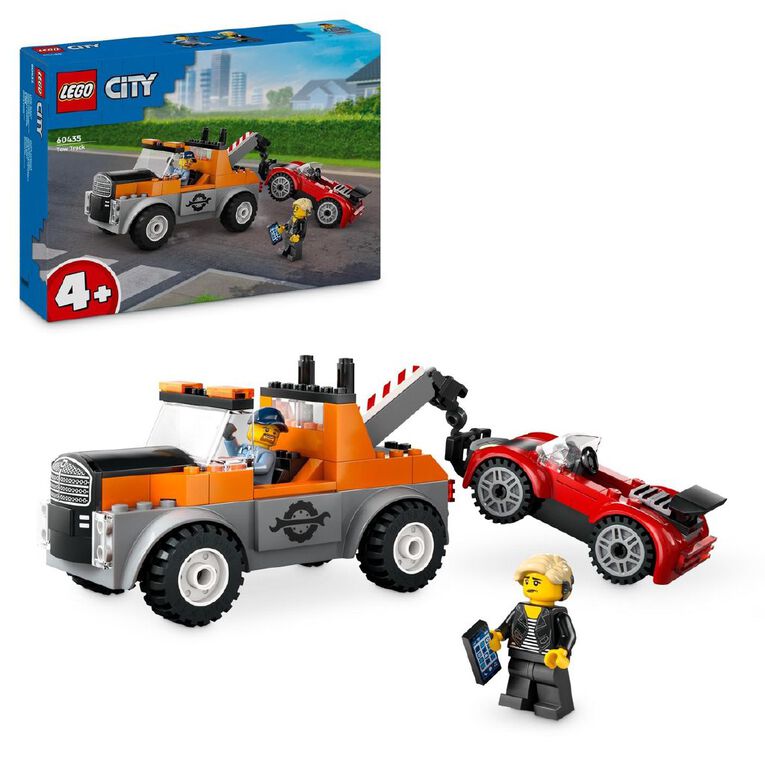 LEGO CITY Tow Truck & Sports Car Repair 60435 | The Warehouse