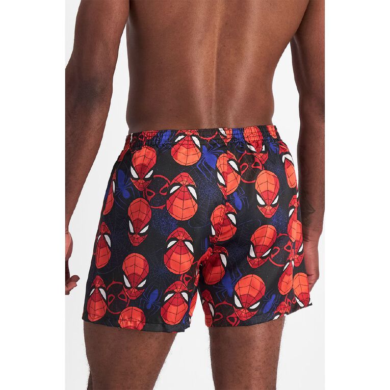 Spider-Man Rio Men's Satin Boxer Red | The Warehouse