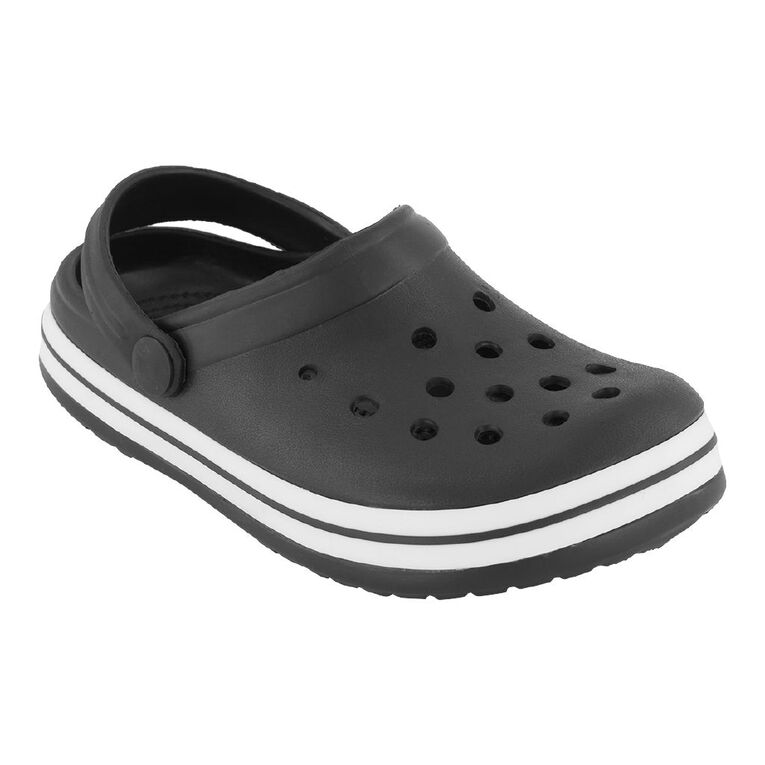 Young Original Senior Kids' Recycled Jack Frog Clog Shoes Black | The ...