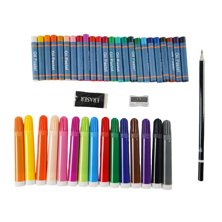 Uniti Kids Easel Art Set 53 Pack | The Warehouse
