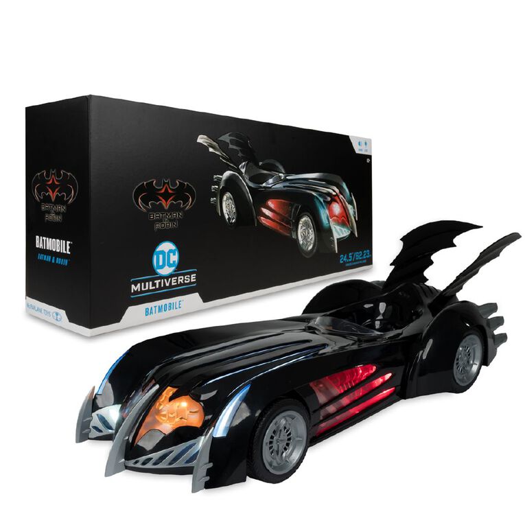 DC Multiverse Vehicle Batmobile with L&S Batman & Robin | The Warehouse