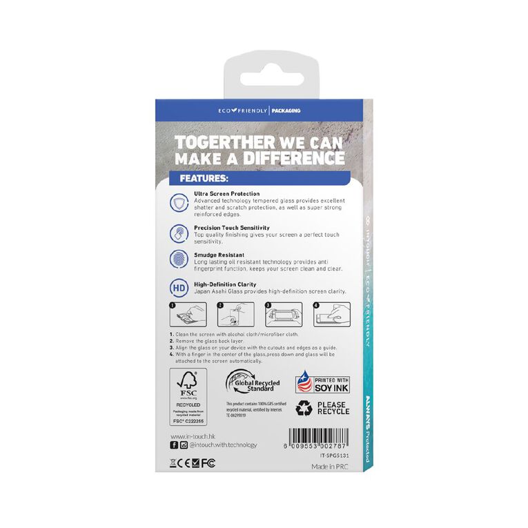 INTOUCH Samsung A07 Glass Screen Protector Clear | The Warehouse