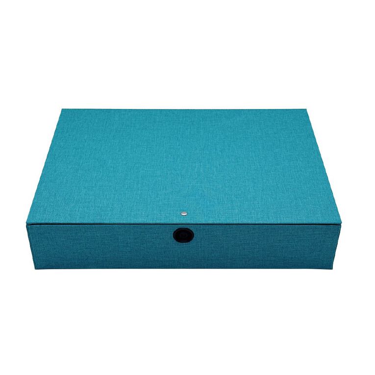 WS Linen Box File Foolscap | The Warehouse