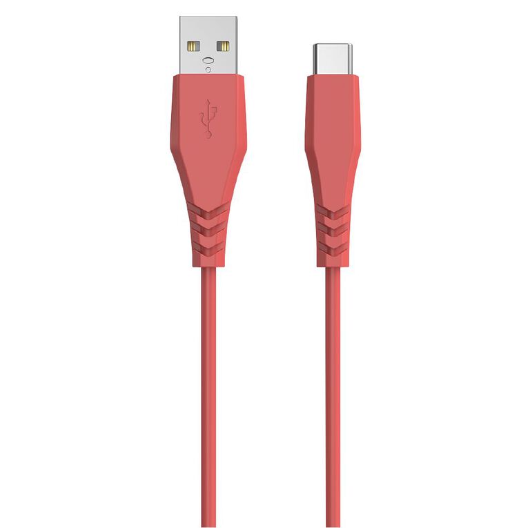 Tech.Inc USB-C Cable 1m Burnt Orange Orange | The Warehouse