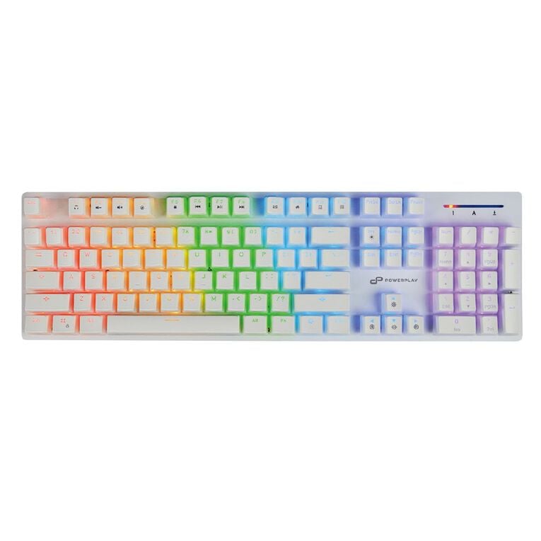 PowerPlay Mechanical Gaming Keyboard White | The Warehouse