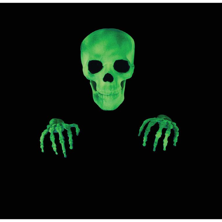 Seasons Glow In The Dark Wall Skeleton Decoration | The Warehouse