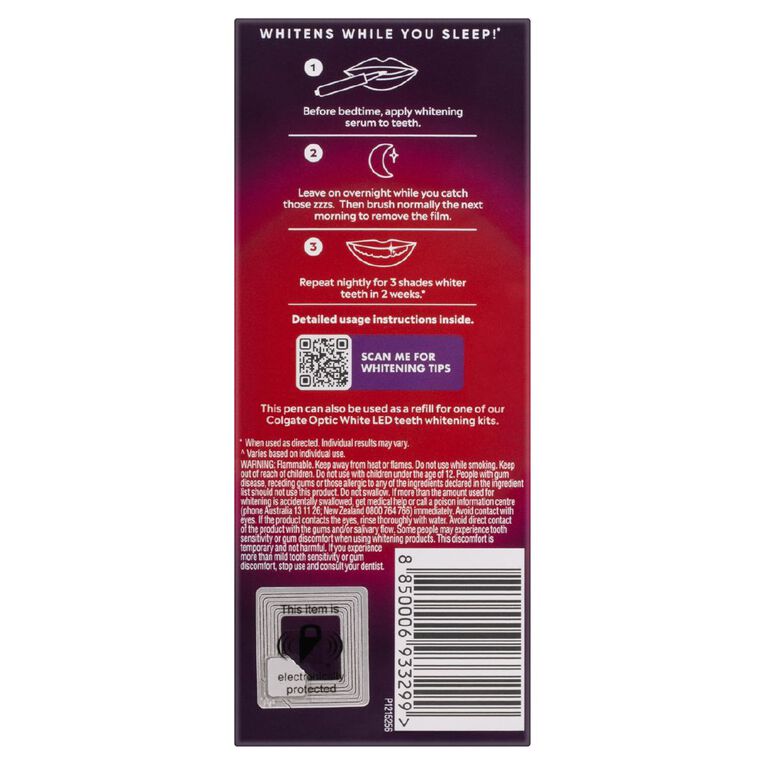 colgate optic white barcode