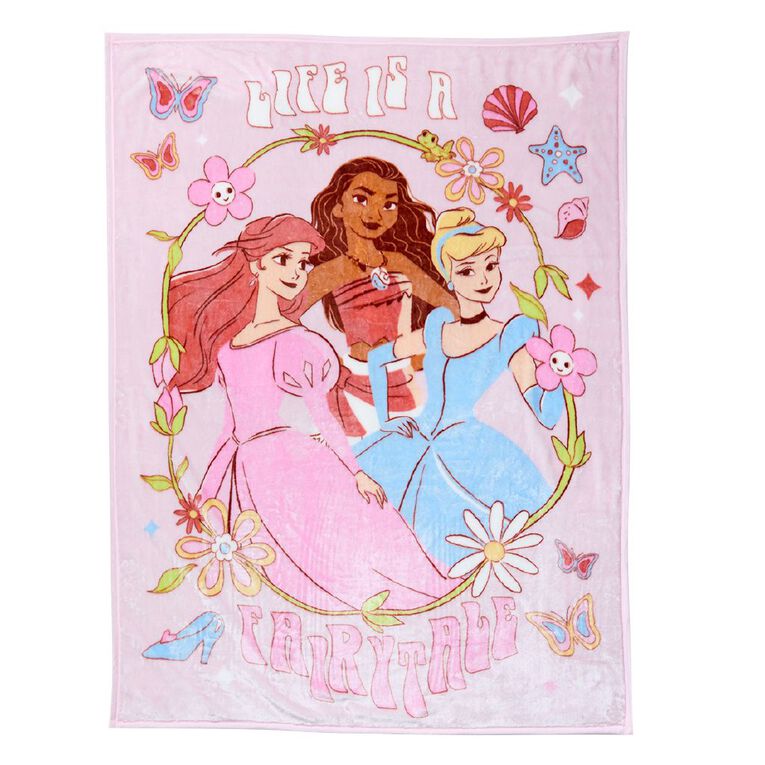 Disney Princess Mink feel Blanket King Single | The Warehouse