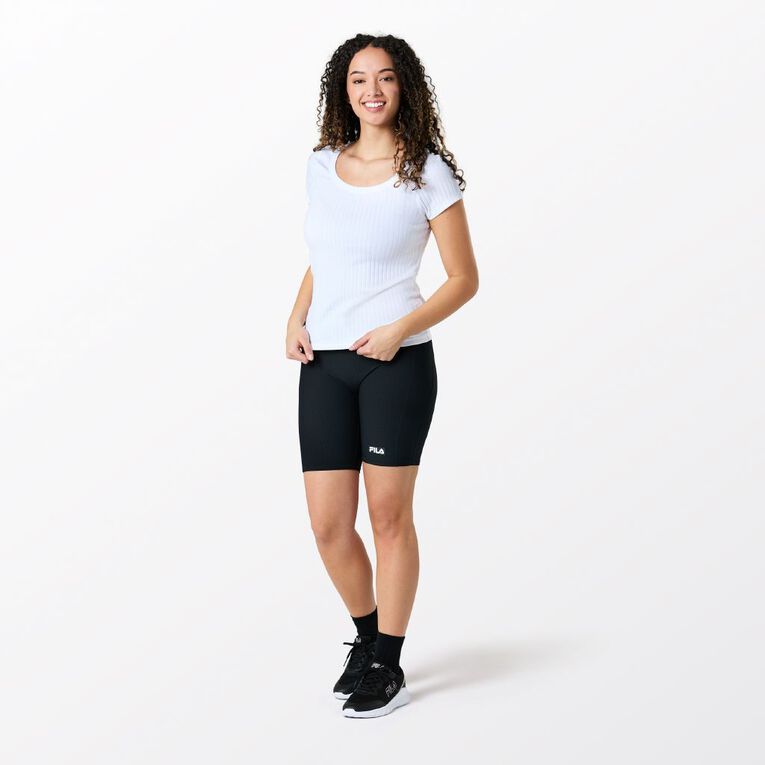 Fila Women's Ivy Bike Shorts Black | The Warehouse