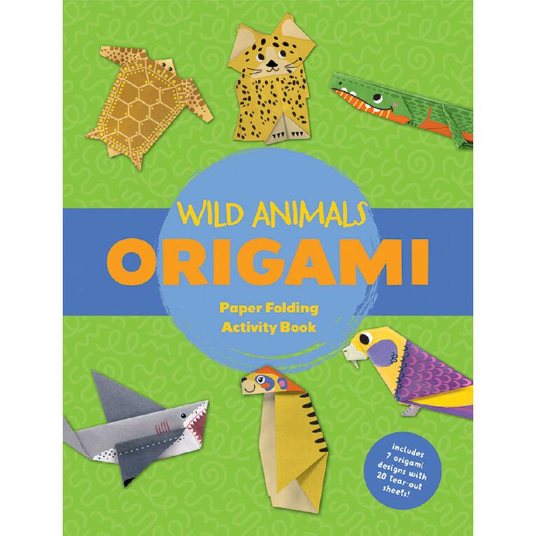 Origami Activity Book: Wild Animals | The Warehouse