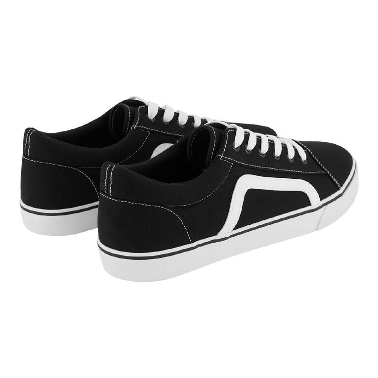 H&H Men's Skater Sneakers Black | The Warehouse
