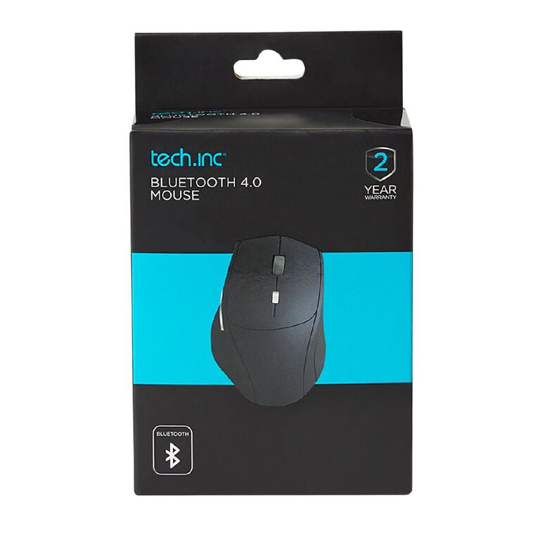 Tech.Inc Wireless Bluetooth Mouse Charcoal Charcoal | The Warehouse