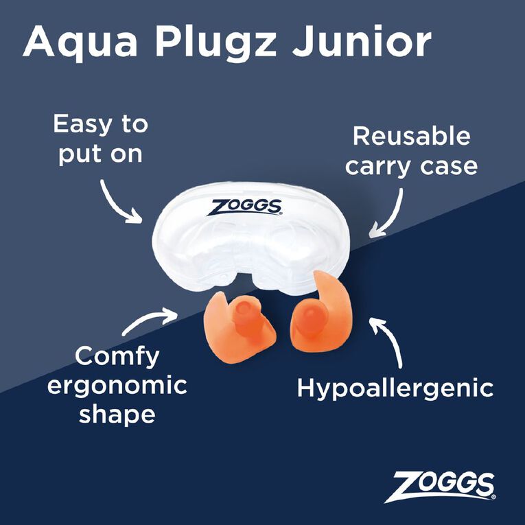 Zoggs Aqua Plugz Junior Orange Orange | The Warehouse