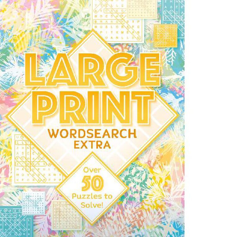 Large Print Puzzles: Wordsearch Extra | The Warehouse
