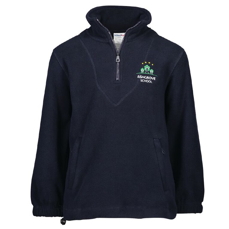 Schooltex Ashgrove School Polar Fleece Top with Embroidery Navy | The ...