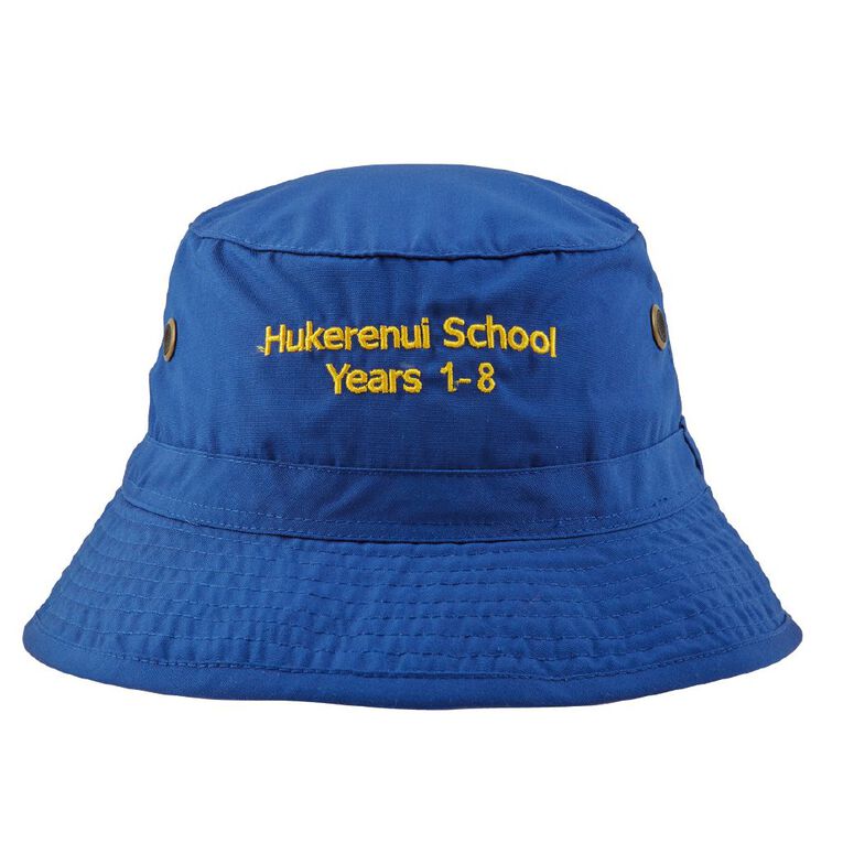 Schooltex Hukerenui Bucket Hat with Embroidery Royal | The Warehouse