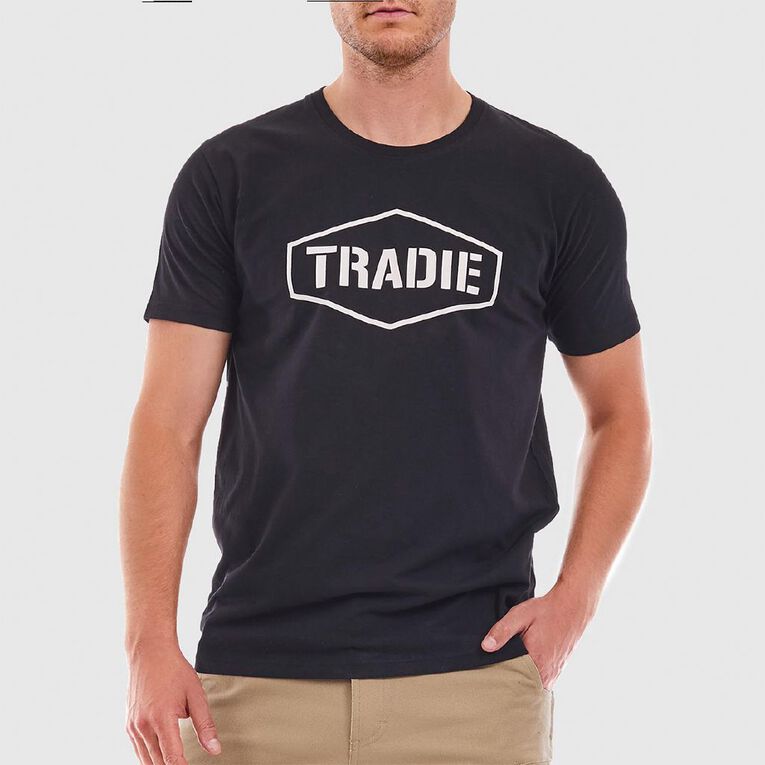 Tradie Logo Tee Black | The Warehouse