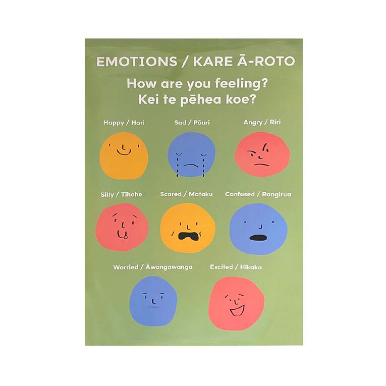 Educational Poster Emotions 60cm x 90cm | The Warehouse