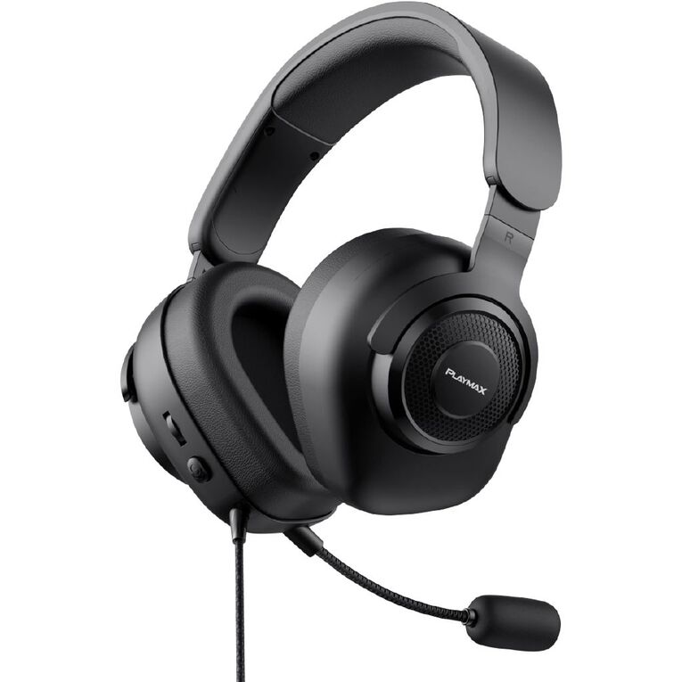Playmax MX1 Pro Wired Gaming Headset Black | The Warehouse