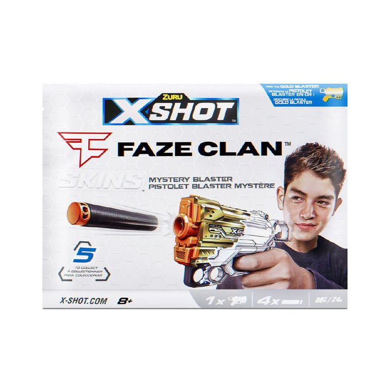 Zuru X-Shot Skins Menace Faze Blind Bag Assorted Assorted | The Warehouse