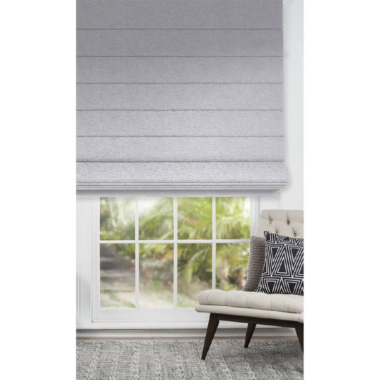 Homeworks Iconic Roman Blind Grey Light 150cm x 150cm Grey Light | The ...