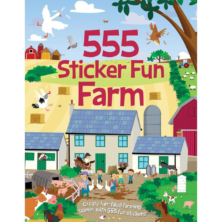 555 Sticker Fun: Farm | The Warehouse