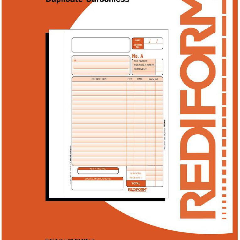 Rediform Multipurpose Book Triplicate 50 Sets Orange A5 Orange | The ...