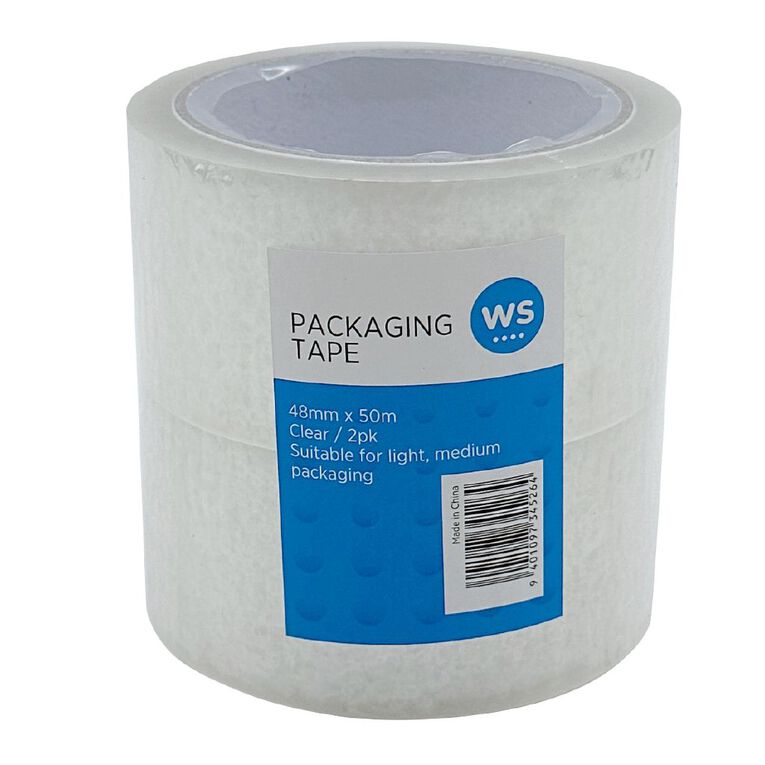WS Packing Tape 48mm x 50mm Clear | The Warehouse