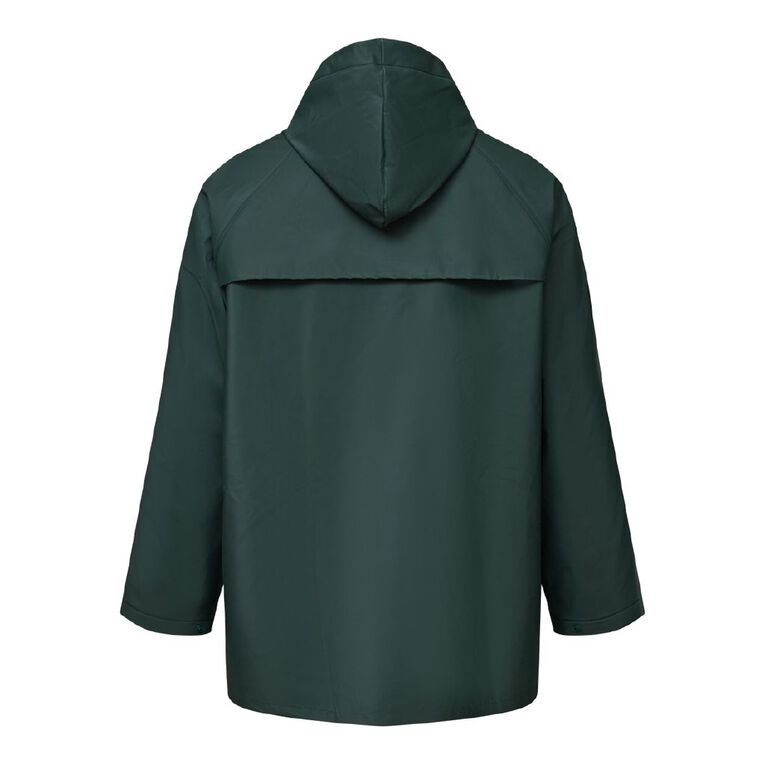 Rivet PVC Rain Jacket Green | The Warehouse