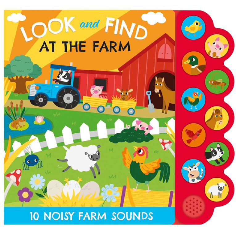 Look And Find At The Farm Sound Book | The Warehouse