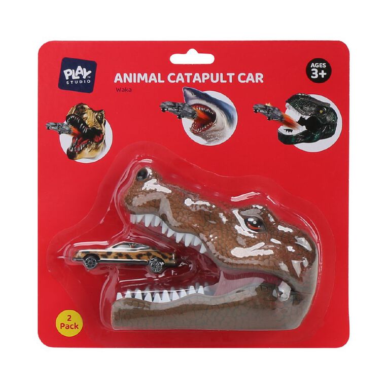 Play Studio Diecast Animal Catapult Car 2 Pack Assorted Assorted | The ...