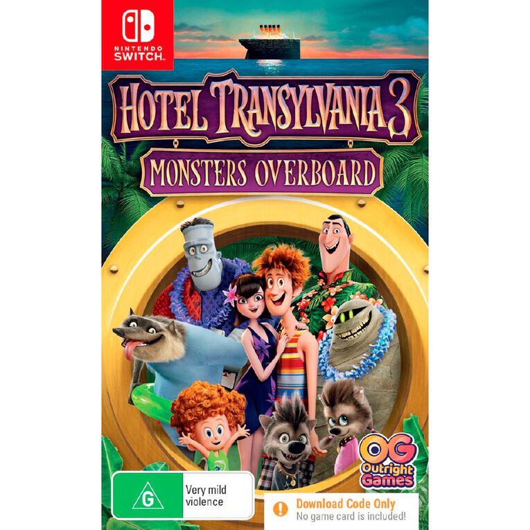 Nintendo Switch Hotel Transylvania 3 Monsters Overboard CIB | The Warehouse