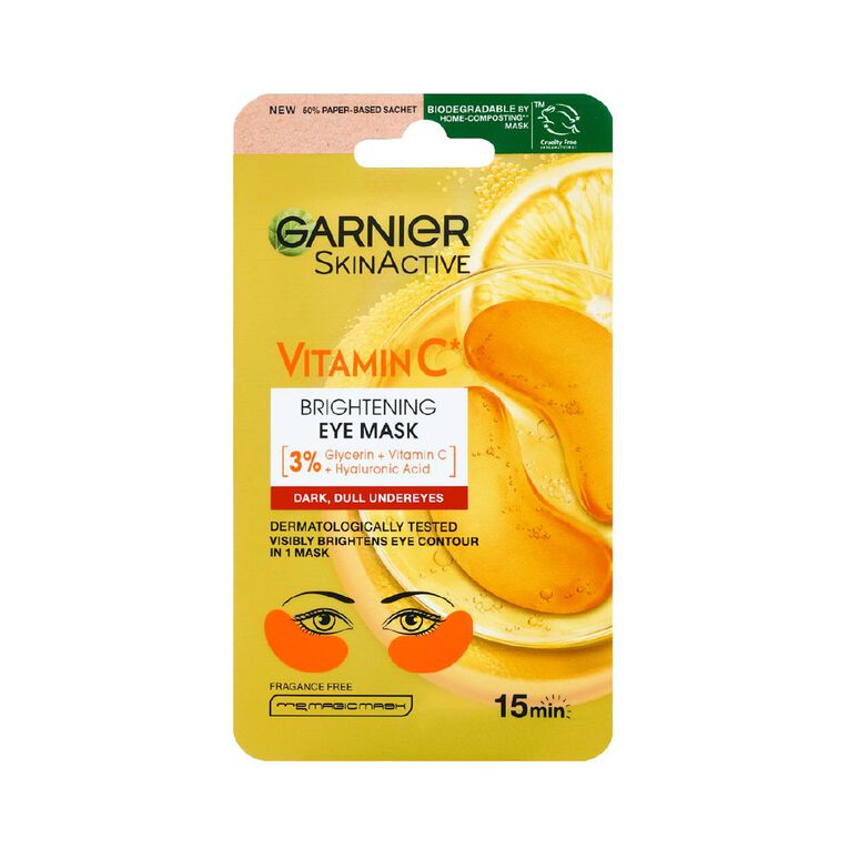 Garnier Vitamin C Eye Tissue Mask | The Warehouse