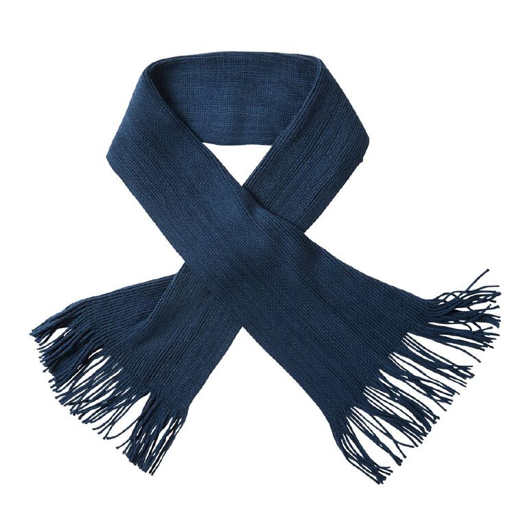 H&H Kids' Essentials Scarf Navy | The Warehouse