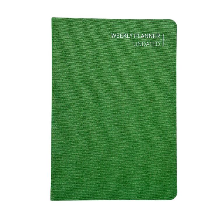 WS Weekly Planner A5 Sage Linen Blue A5 Blue | The Warehouse