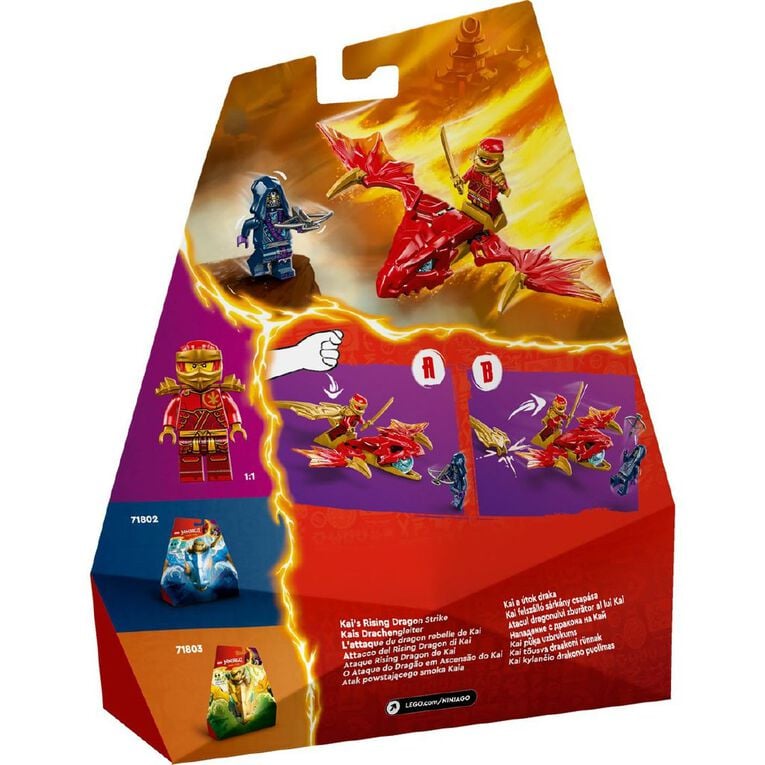 Lego Ninjago Kais Rising Dragon Strike 71801 The Warehouse