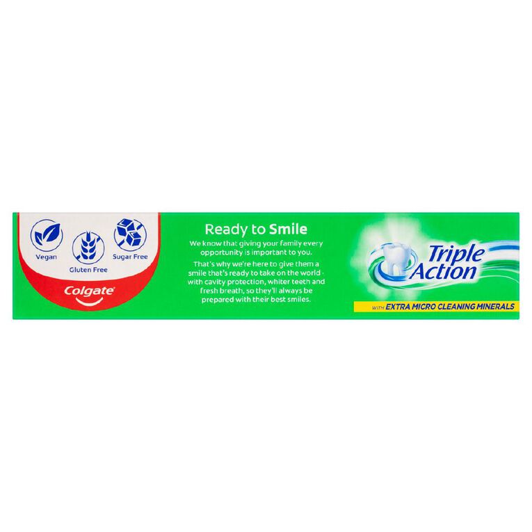 Colgate Triple Action Toothpaste 160g | The Warehouse